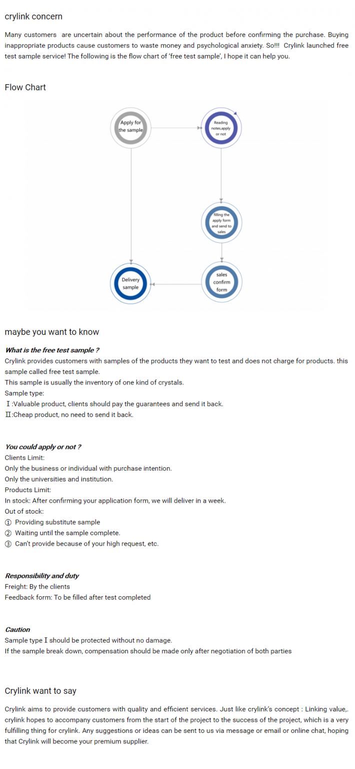 Free Test Sample - Dpssl Crylink
